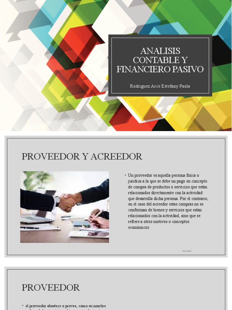 Analisis Contable y Financiero Pasivo | PDF | Contabilidad | Business