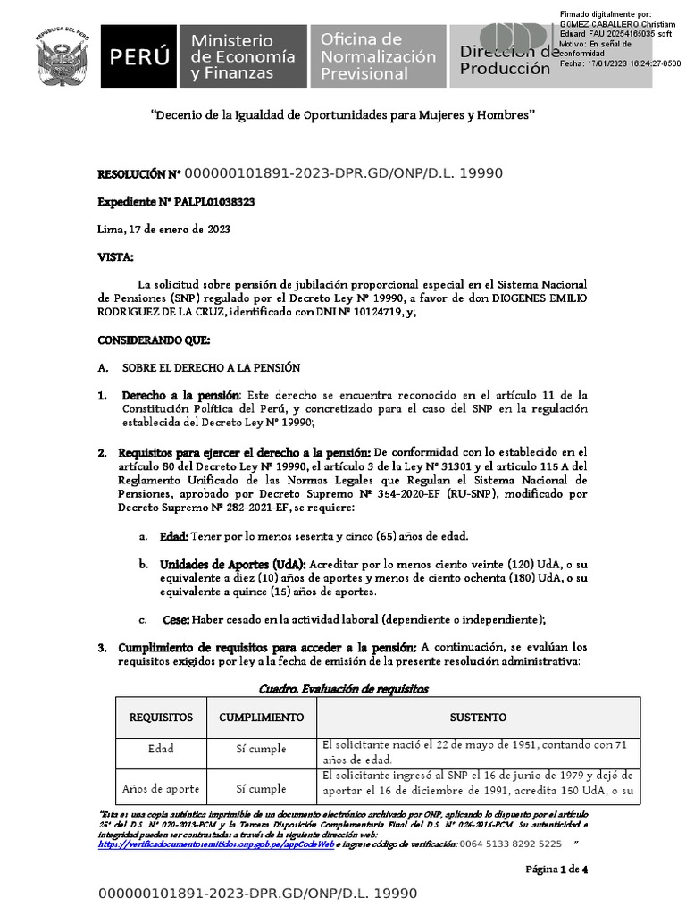 Resolucion | PDF | Jubilación | Pensión