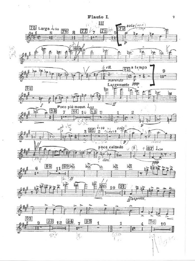 Tchaikovsky Flute Excerpt | PDF