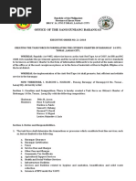 Sample Barangay Session Minutes | PDF | Government | Justice