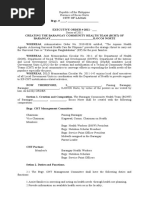 Executive Order Barangay Health Board | PDF | Public Sphere | Government