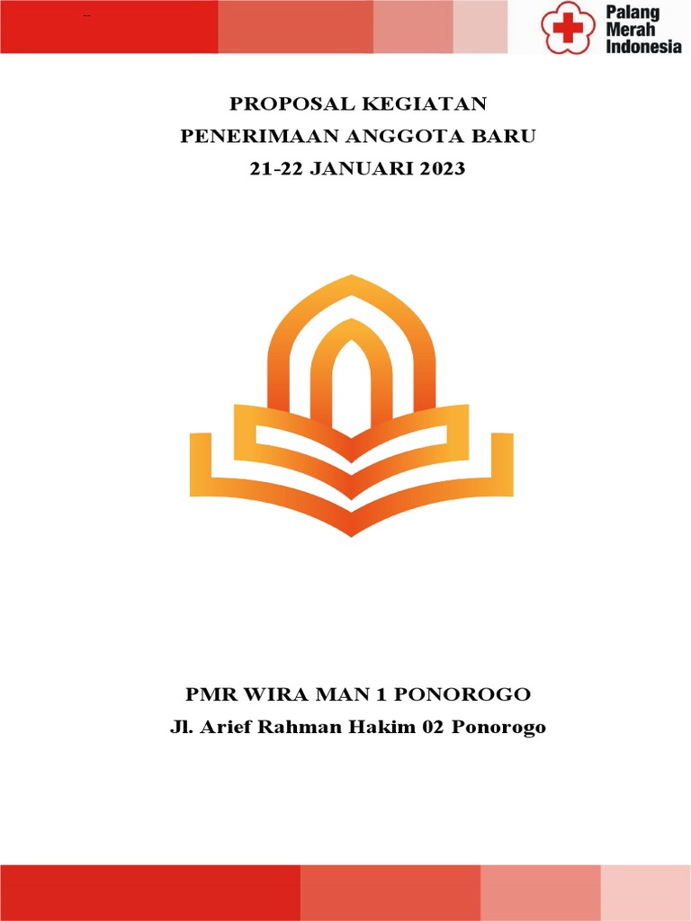 Proposal Penerimaan Anggota Baru PMR | PDF