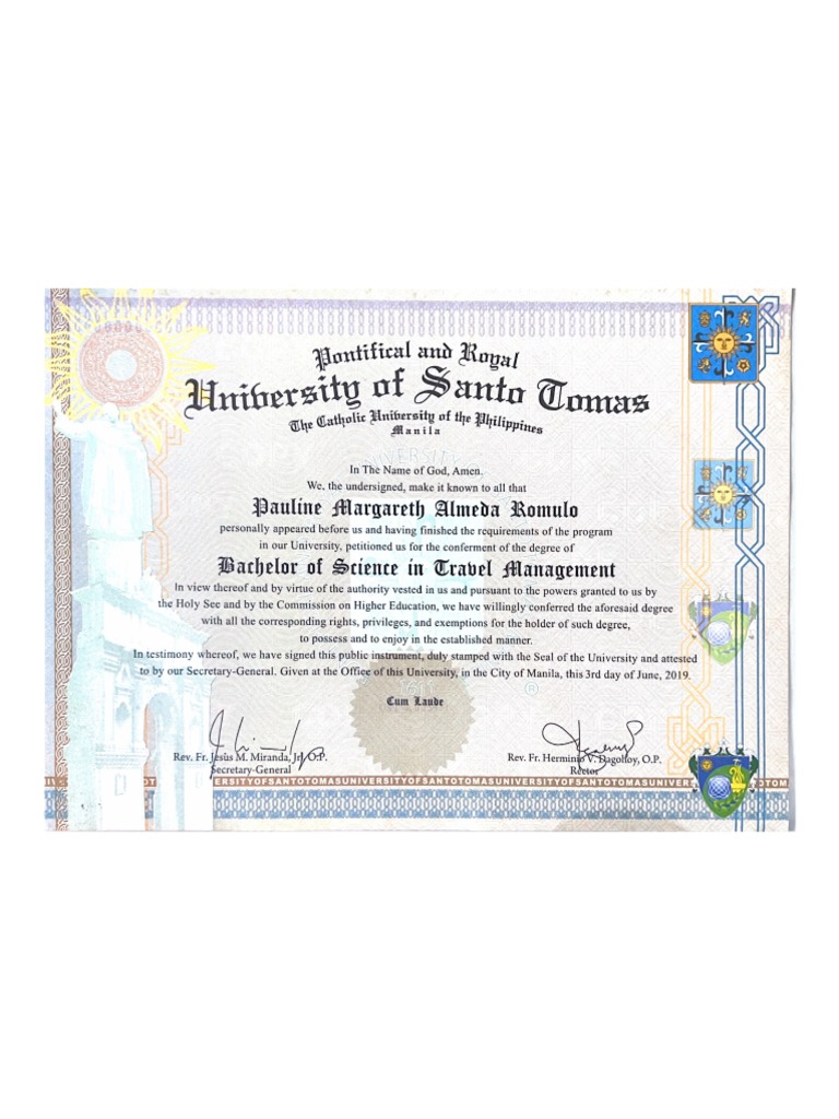 College Diploma-Ust | PDF