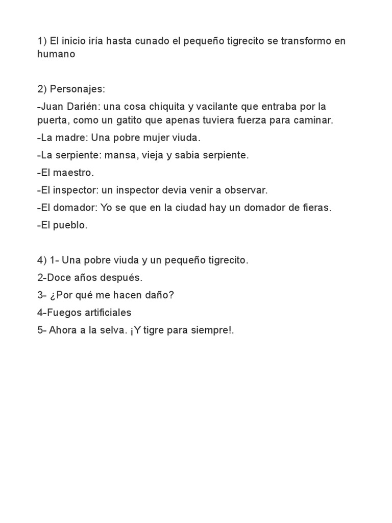 Juan Darién Camila Rodriguez | PDF