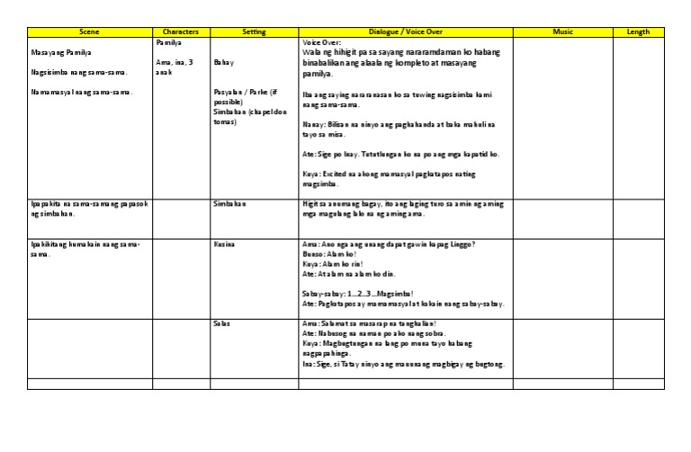 Script-Film Making | PDF