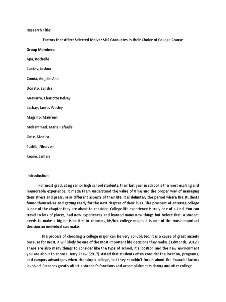 Group 5 ABM 121 Research Paper | PDF | Interpersonal Relationships ...