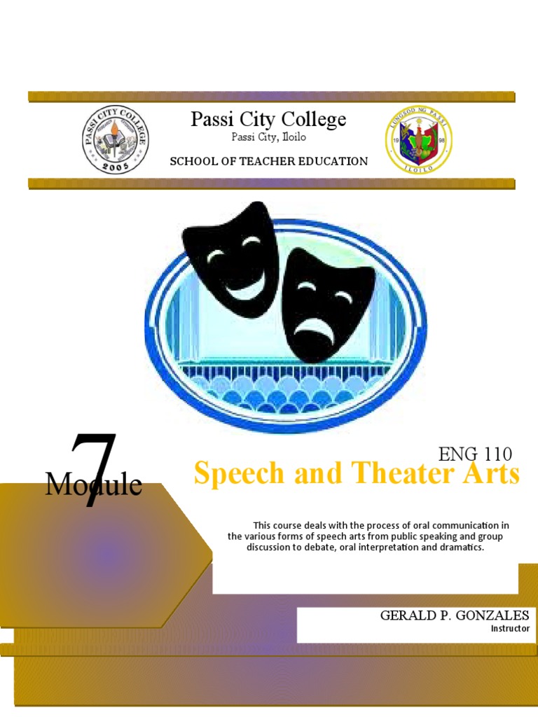 Module 7 Speech Theater Arts | PDF | Etiquette | Golden Rule