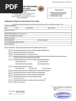 ACOP Form - New | PDF
