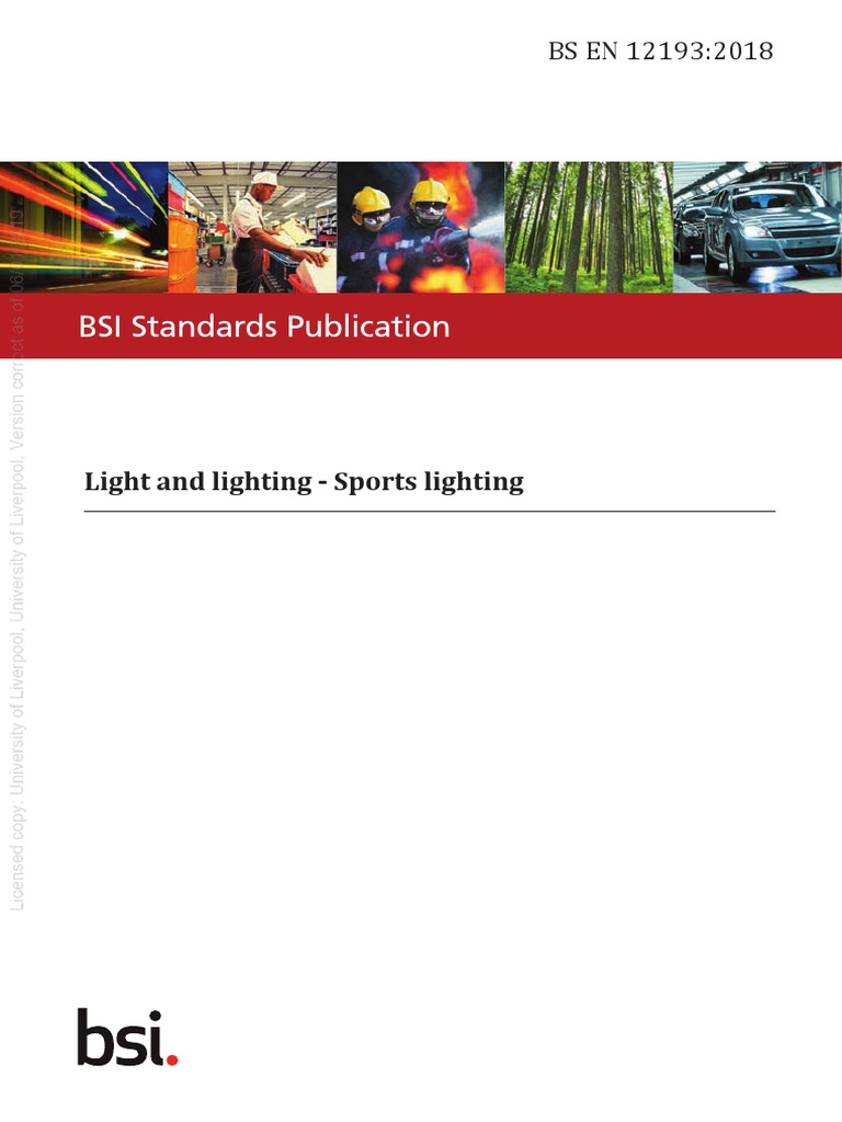 BS en 121932018 (The British Standards Institution) | PDF | Lighting | Area