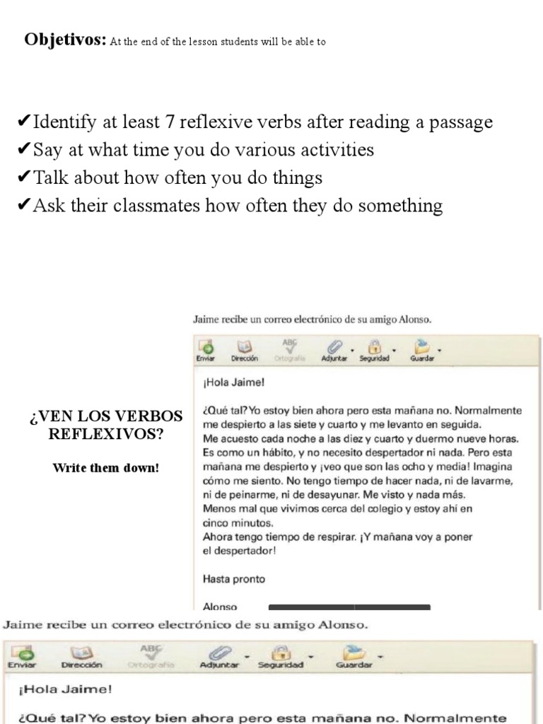Mi Rutina Diaria - 9 - 38 & 9 - 40& 9 - 41 | PDF | Syntactic ...