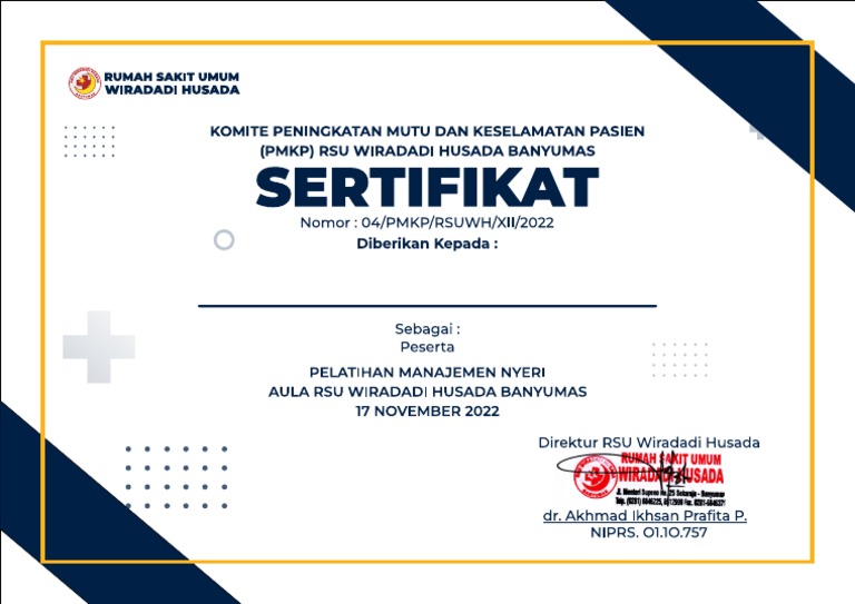 Sertifikat PMKP 4 | PDF