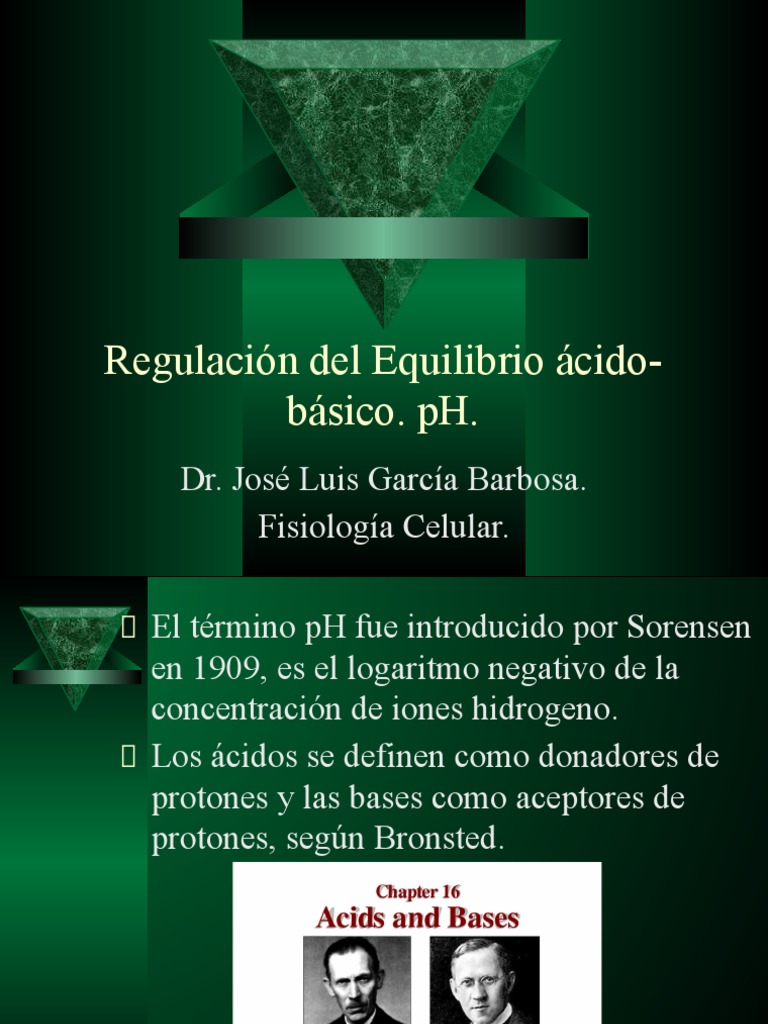 Regulación Del Equilibrio Ácido - Básico | PDF | Solución tampón | Ph