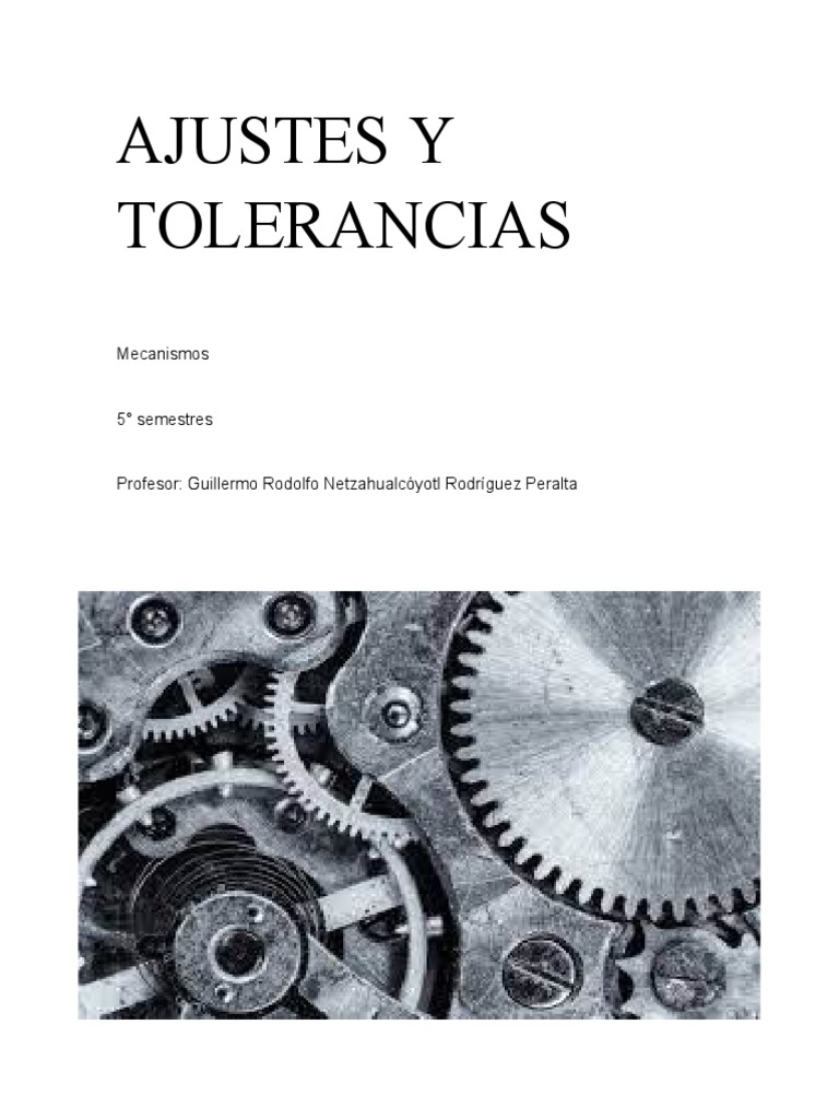 Ajustes y Tolerancias según ISO 286 | PDF | Tolerancia de ingeniería ...