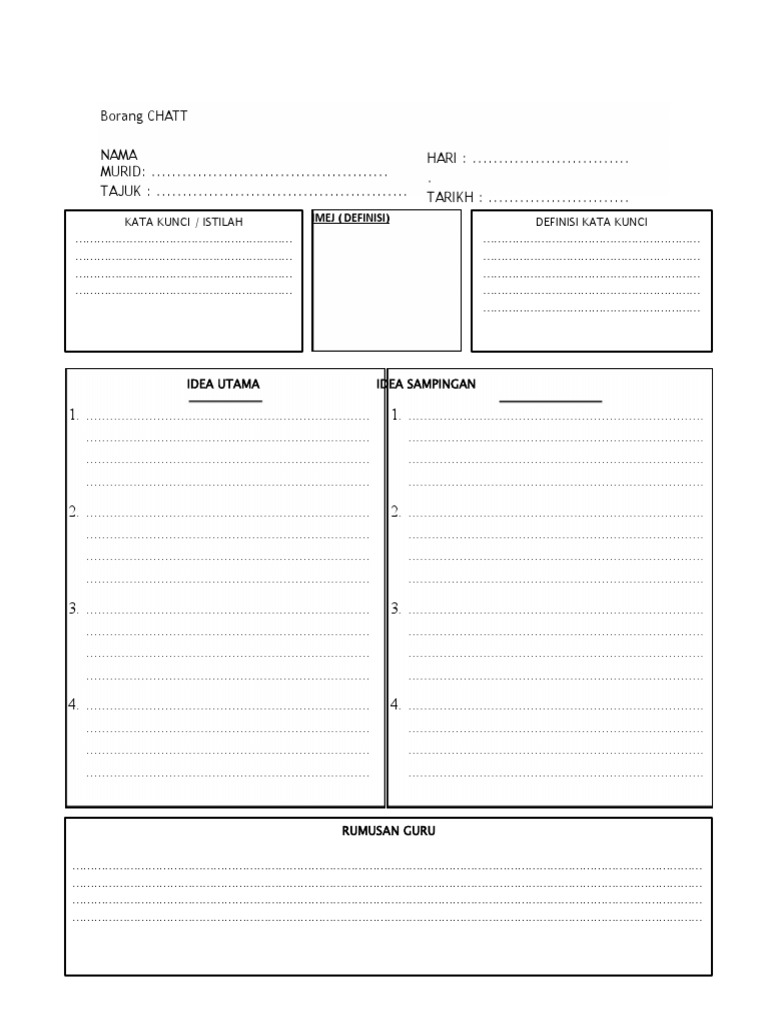 borang CHATT.word | PDF