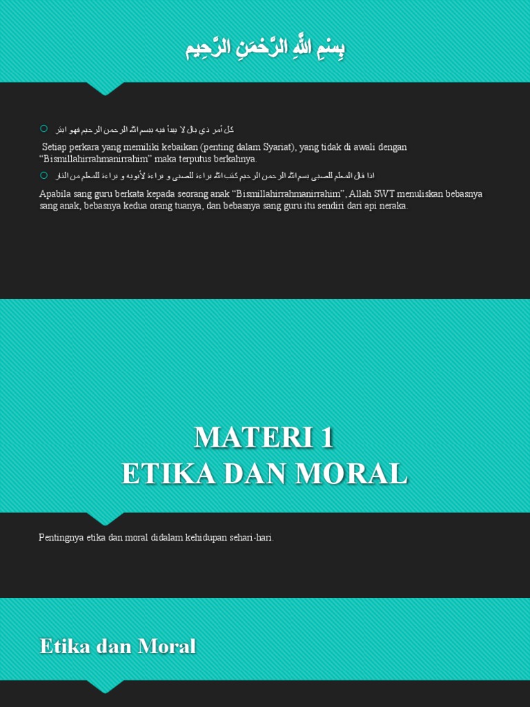 Etka Dan Moral | PDF