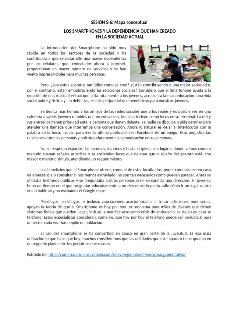 Lectura 1 | PDF | Smartphone | Servicio de redes sociales