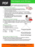 Applying A Figure Eight Bandage | PDF | Patient | Paresthesia