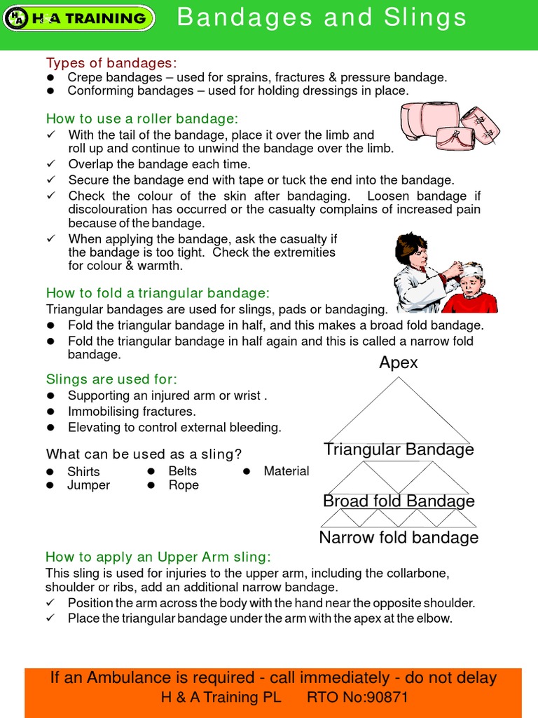 Bandages and Slings - 055009 | PDF | Arm | Knot