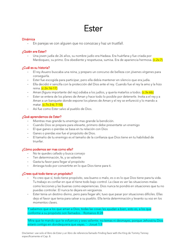 Esterr | PDF | Esther