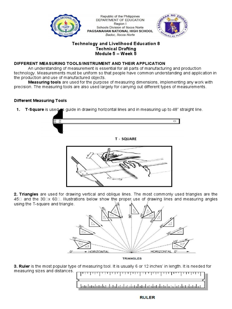 Technical Drafting Module 5 Pdf Technical Drawing Triangle