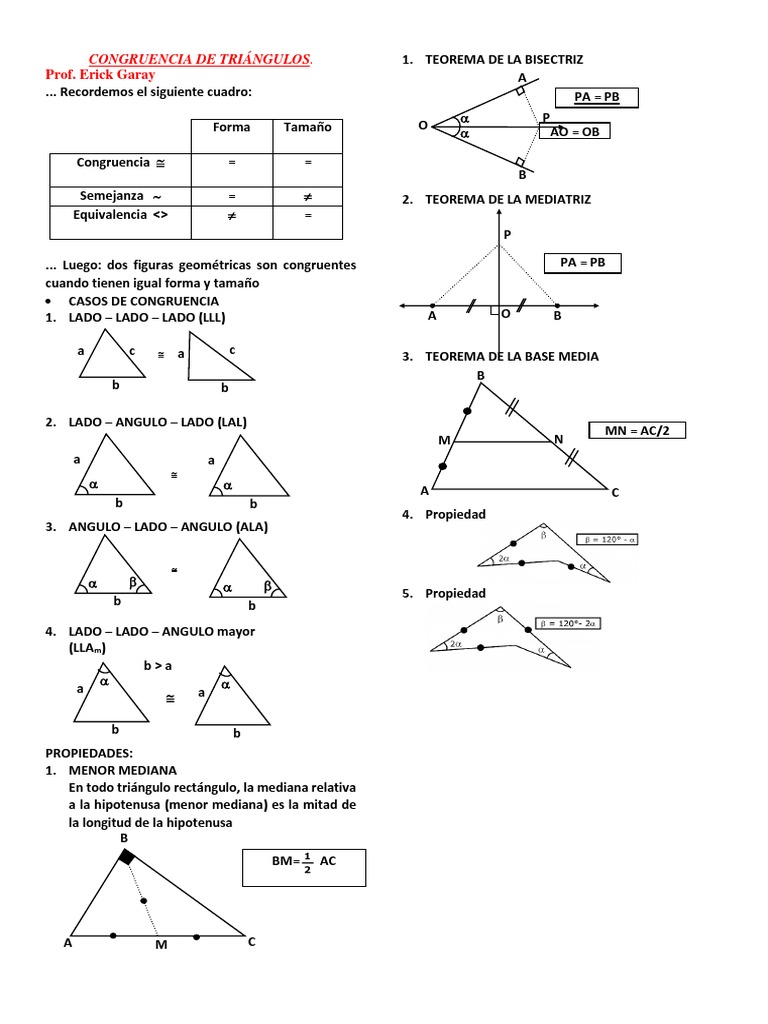 Triangulos Geometria Pdf Triángulo Euclides