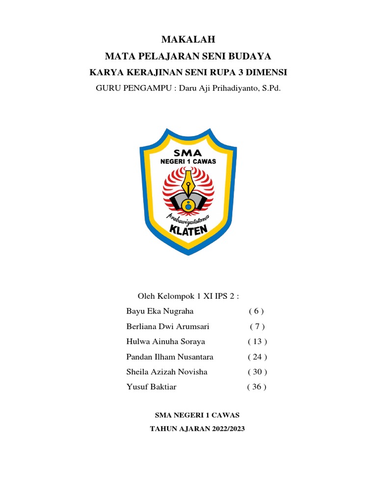 Kerajinan 3D dari Limbah Cangkang Kerang | PDF | Seni