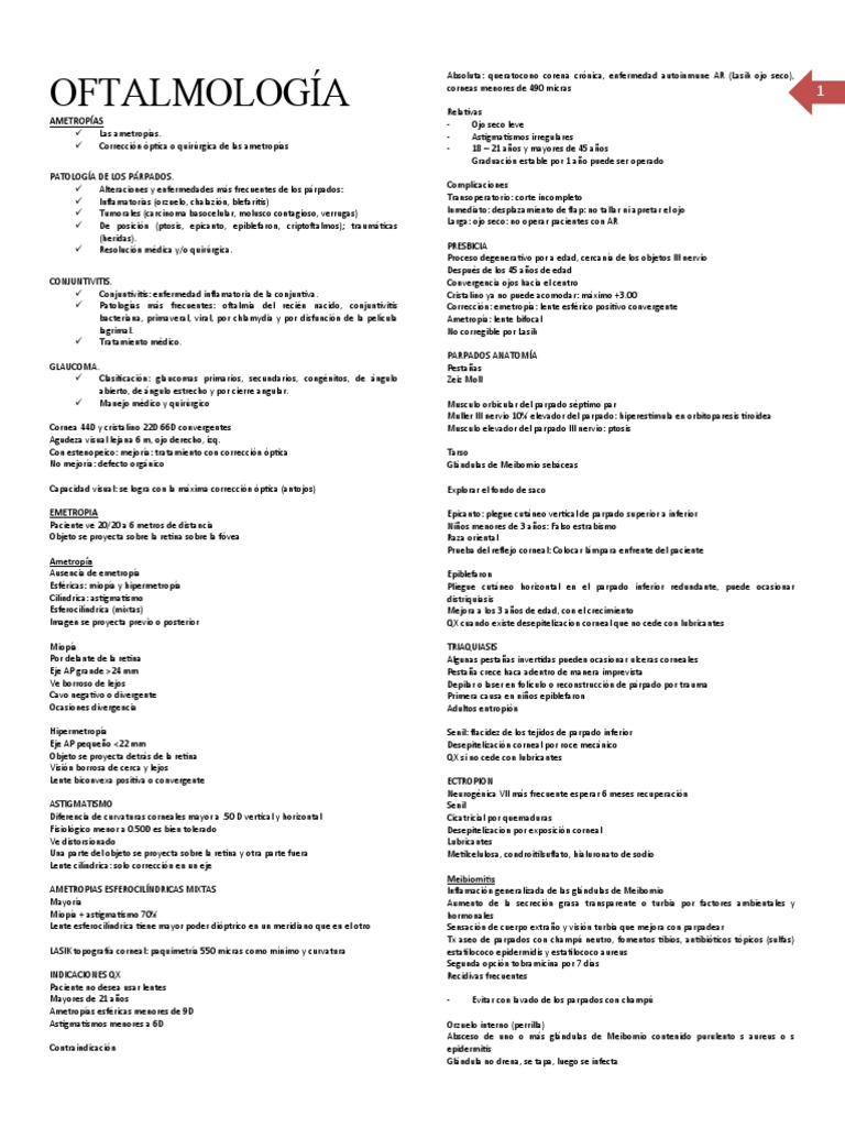 Oftalmo | PDF | Glaucoma | Ojo humano