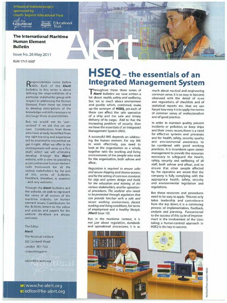 Integrated QHSE System - May 2011 | PDF