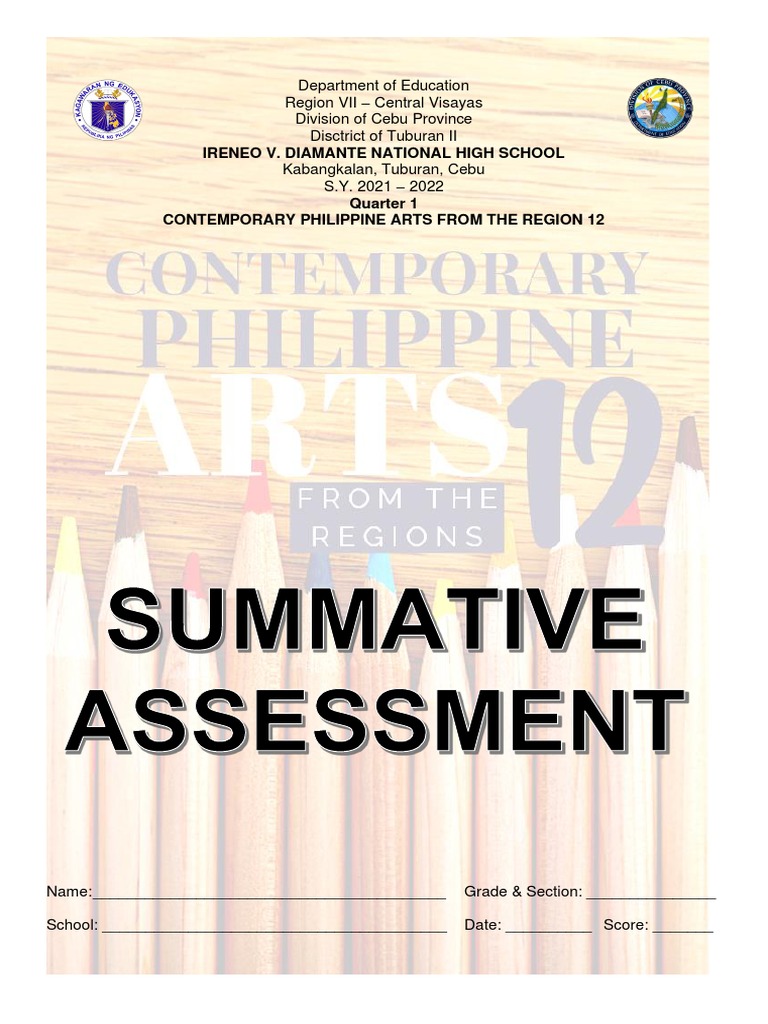 Cpar 12 Assessment Q1 | Download Free PDF | Dances | Paintings