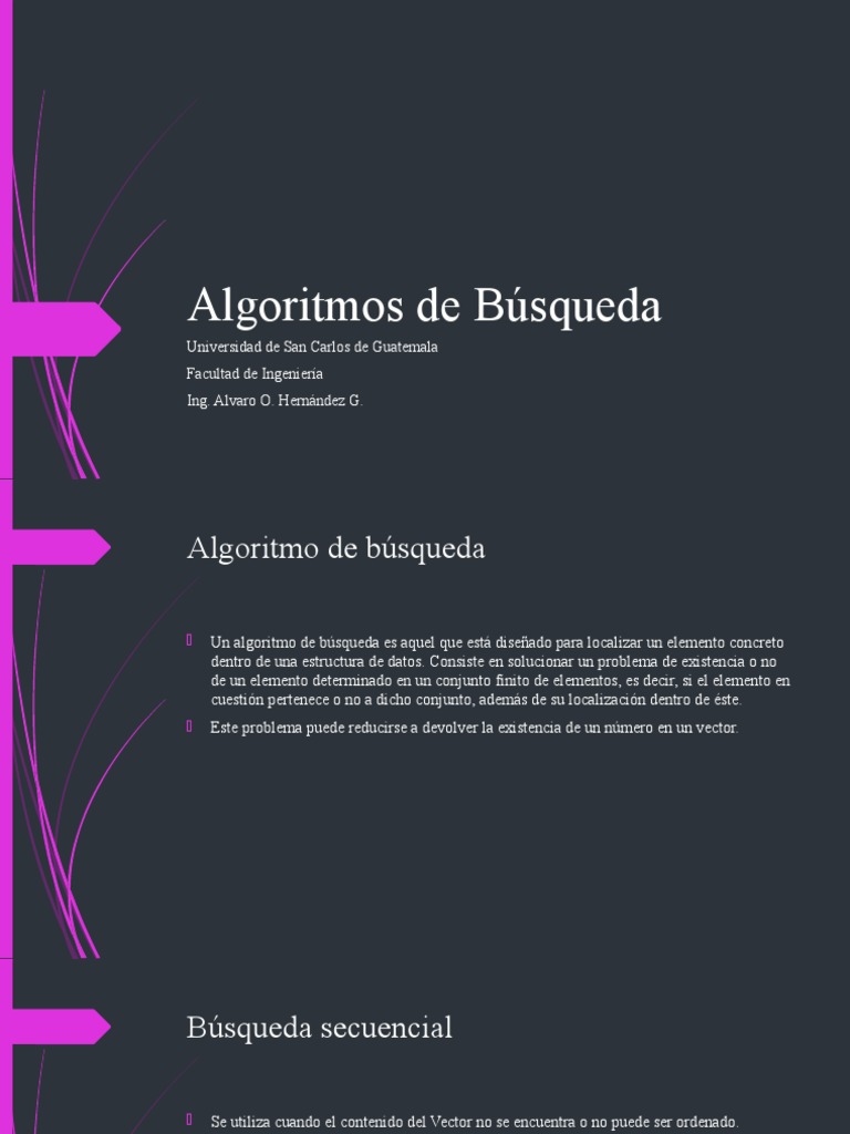 Algoritmos de Busqueda 7 | PDF | Estructura de datos de matriz | Algoritmos