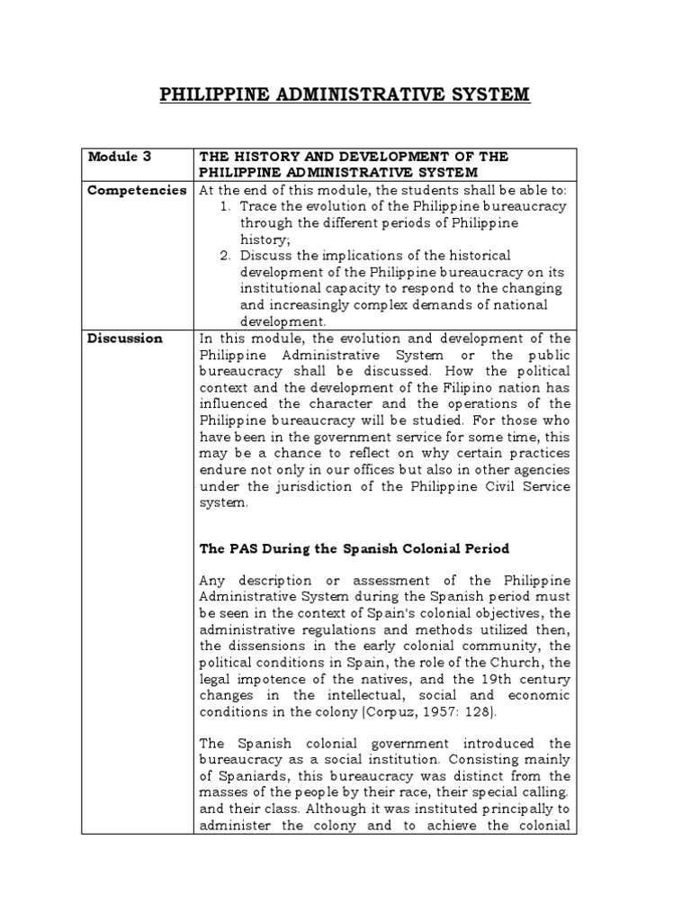 Pas Module 2 Pdf Civil Service Bureaucracy