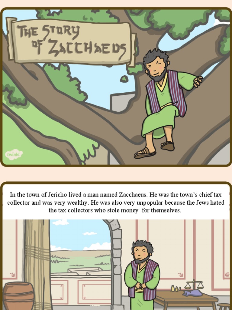 Zacchaeus Meets Jesus: A Story of Redemption | PDF | Religion ...