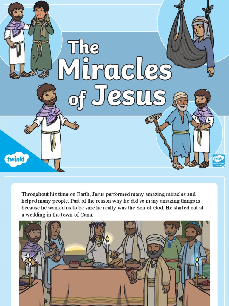 Jesus' Miracles: A Kid's Guide | PDF | Jesus