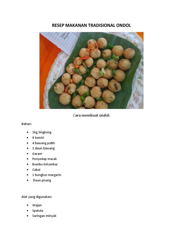 Resep Makanan T-Wps Office - 085906-1 | PDF