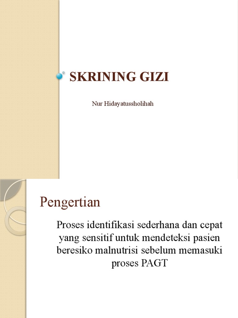 Skrining Gizi | PDF