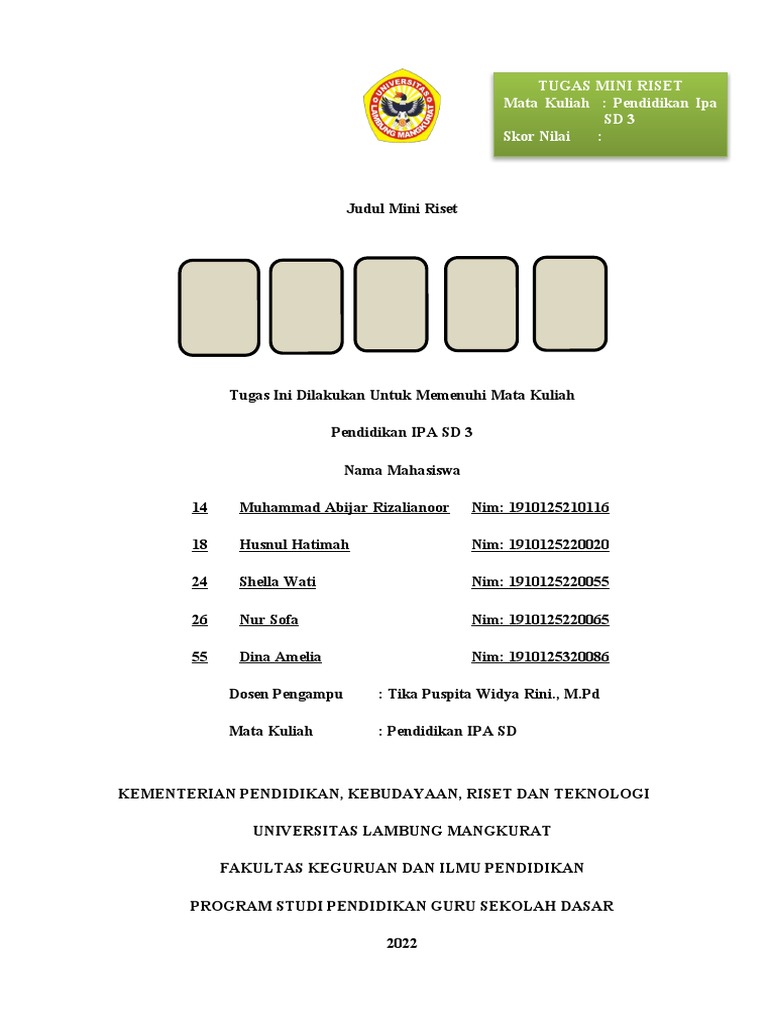 Ipa (Mini Riset) | PDF | Bisnis