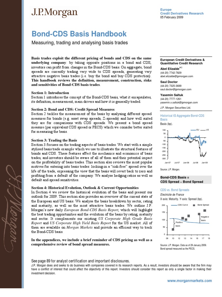 Bond-CDS Basis Trading Handbook | PDF | Swap (Finance) | Bonds (Finance)