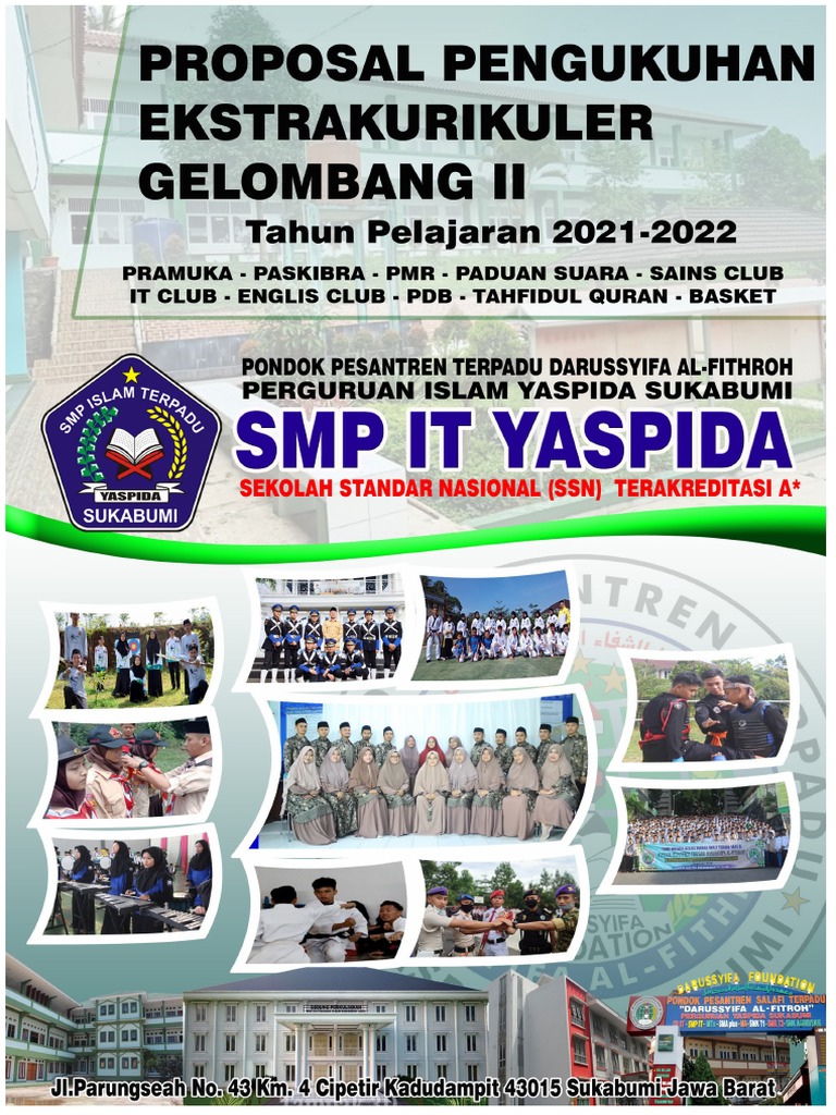 Pengkuhan Eskul SMP It Yaspida | PDF