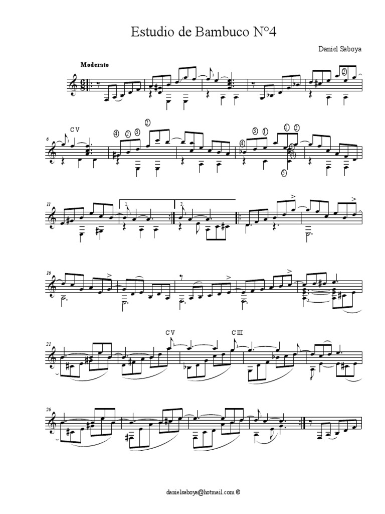 Estudio de Bambuco #4 | PDF