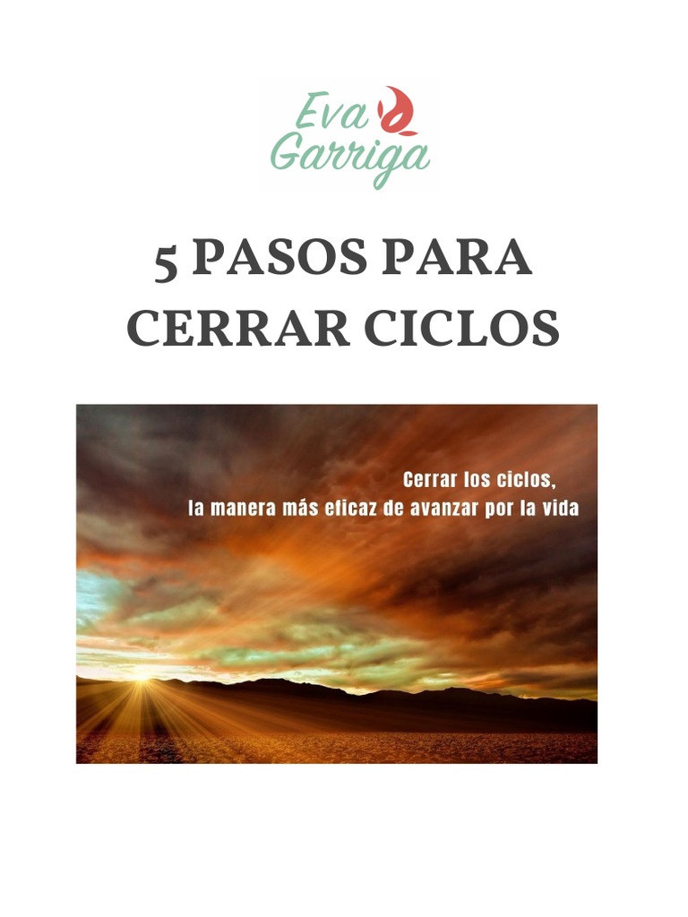 Pasos para Cerrar Ciclos Emocionales | PDF | Dolor | Ira