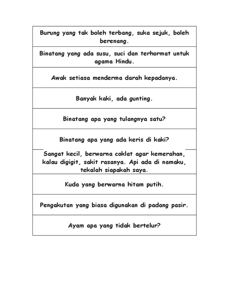 Teka Teki Explorace 2 | PDF