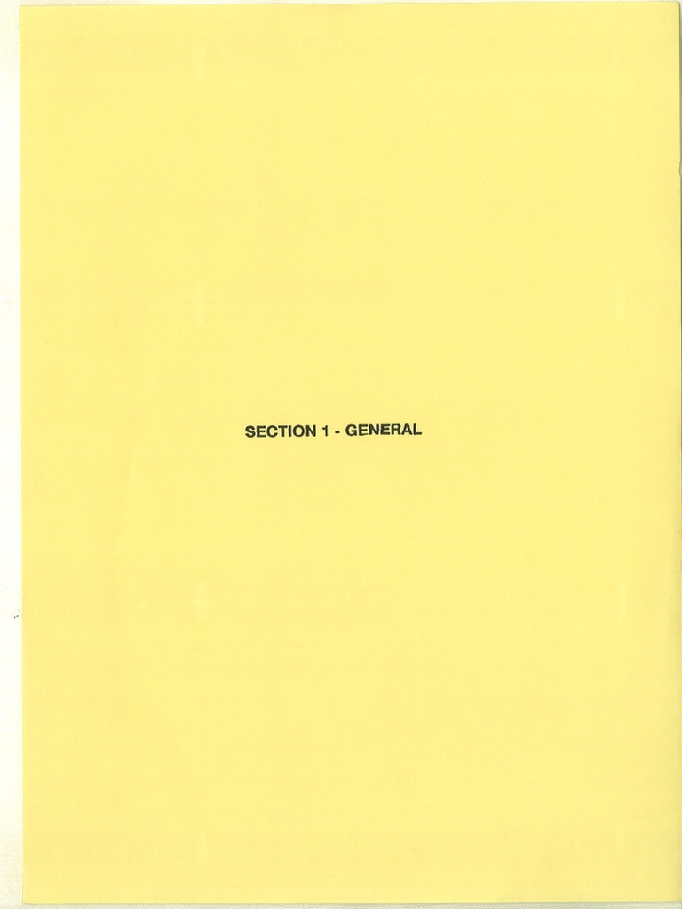 JKR-SPJ-1988 Section 1 - General | PDF