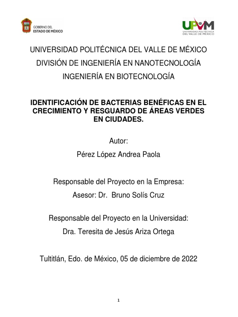 Reporte Final1 | Descargar gratis PDF | Las bacterias | Plantas