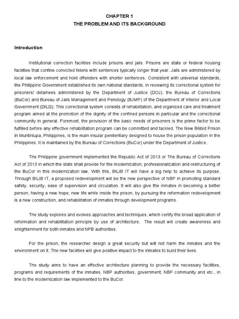 Des - Chapters 1-3 | PDF | Prison | Rehabilitation (Penology)