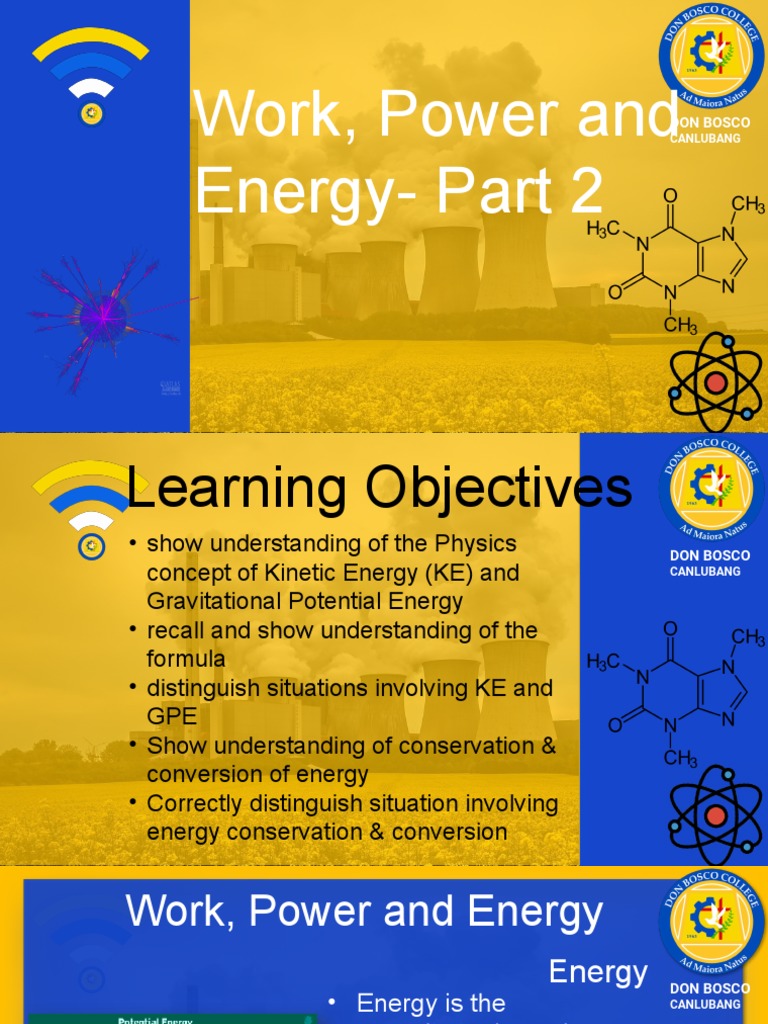 w2 m1 PPT Workpowerenergy2 | PDF | Kinetic Energy | Potential Energy