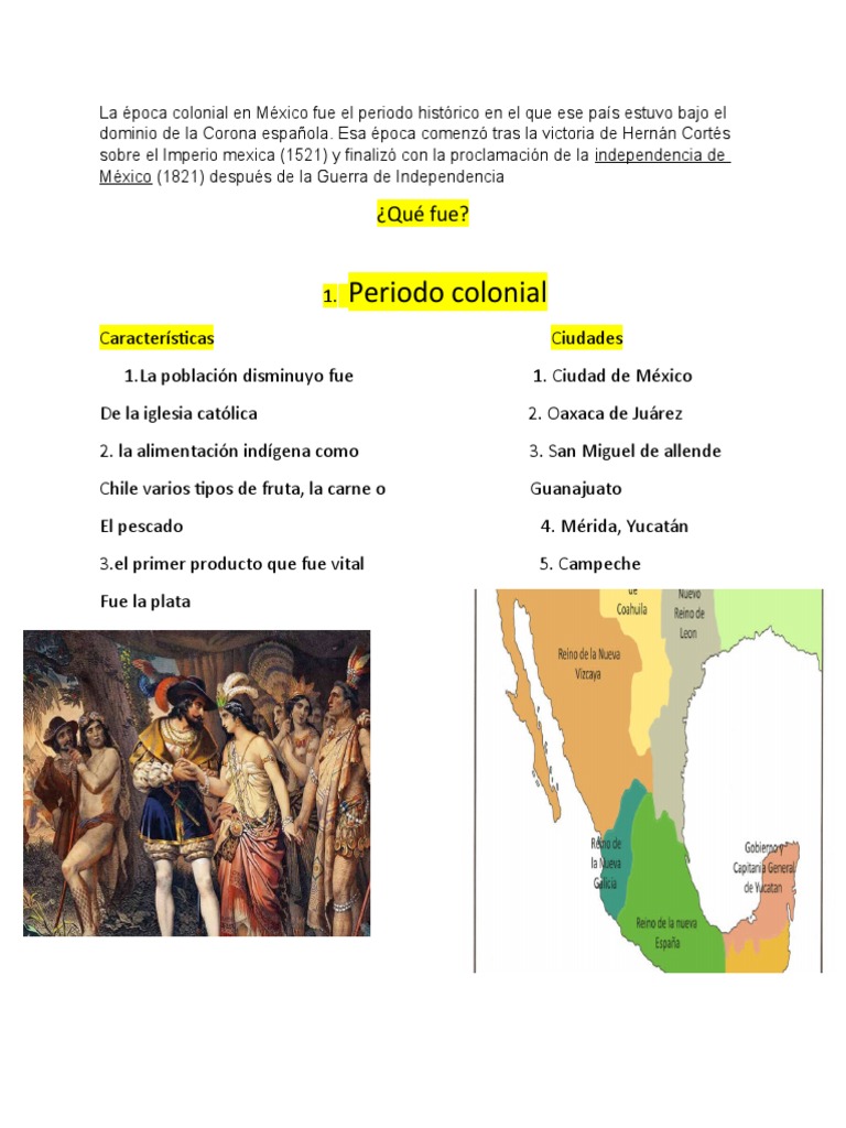 periodo colonial | PDF