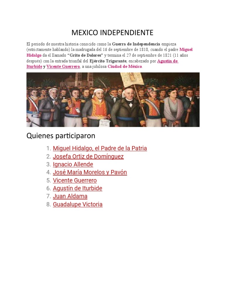 Mexico Independiente | PDF | Política
