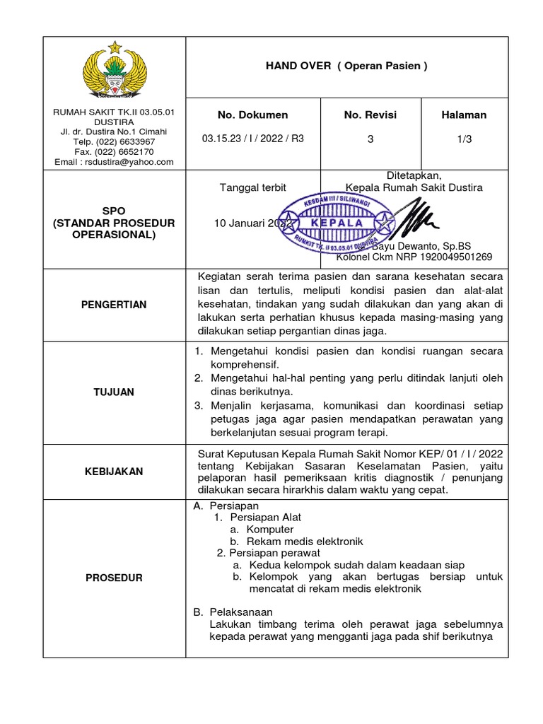 03.15.23 I 2022 SPO Hand Over | PDF