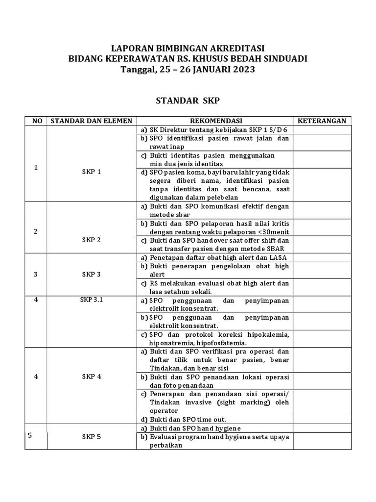 Laporan Bimbingan SKP | PDF