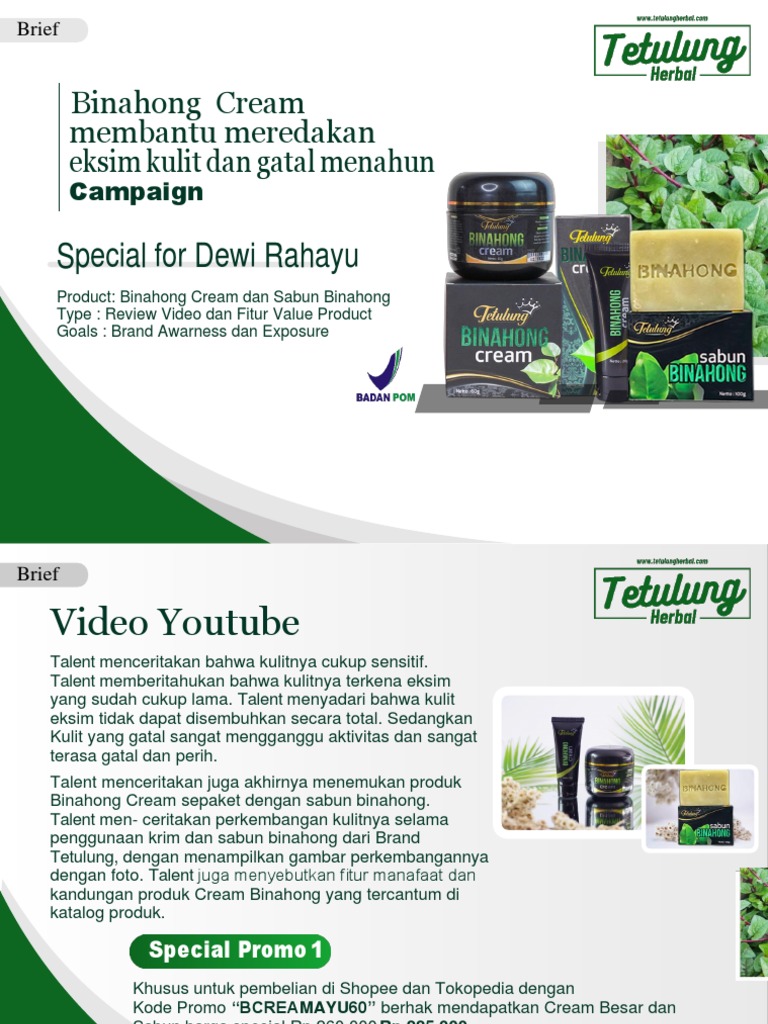 Revisi Brief Dewi Rahayu | PDF